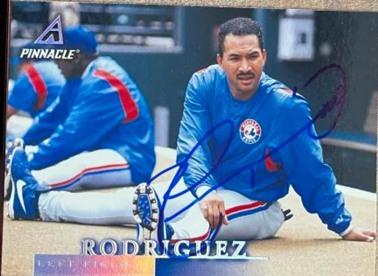 Henry Rodriguez Signed 1998 Pinnacle Baseball Card - Montreal Expos