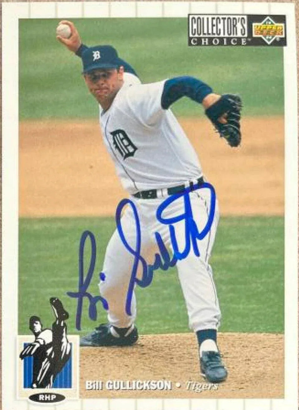Bill Gullickson Signed 1994 Collector's Choice Baseball Card - Detroit ...