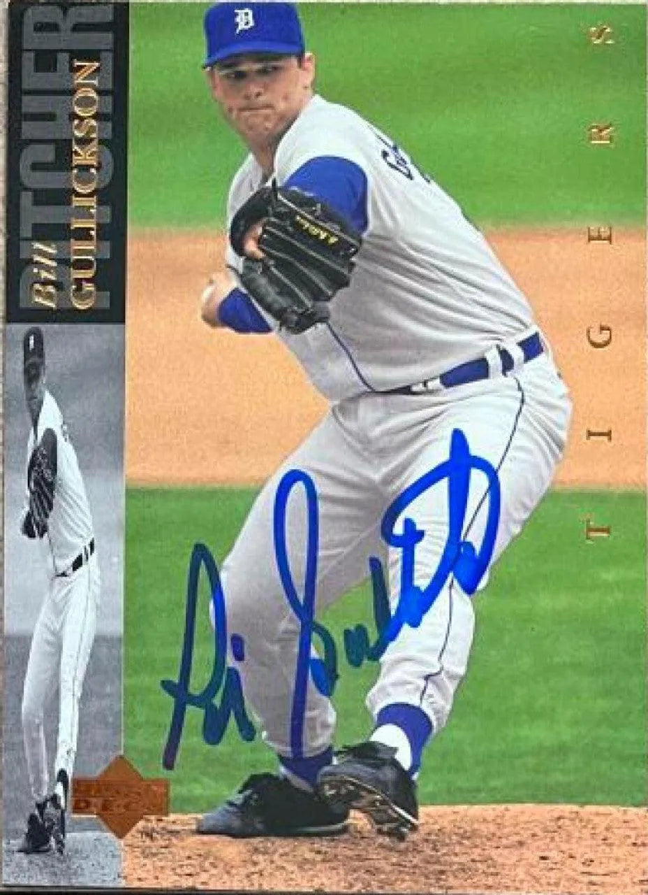 Bill Gullickson Signed 1994 Upper Deck Baseball Card - Detroit Tigers