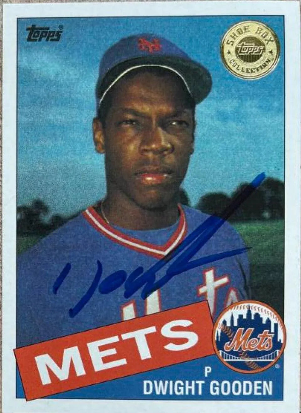 Dwight Gooden Signed 2003 Topps Shoebox Collection Baseball Card - New