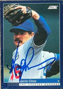 Kevin Gross Signed 1994 Score Baseball Card - Los Angeles Dodgers