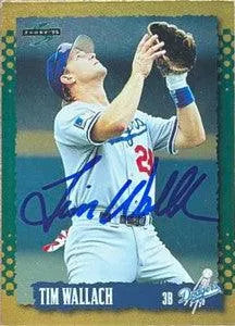 Tim Wallach Signed 1995 Score Gold Rush Baseball Card - Los Angeles Dodgers