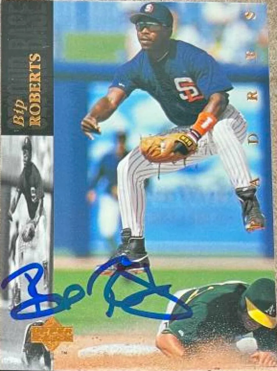 Bip Roberts Signed 1994 Upper Deck Baseball Card - San Diego Padres